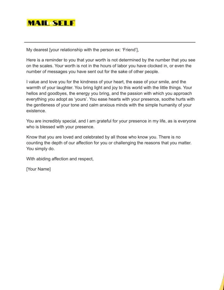 Affirmation Letter: How To, Templates & Examples | Mail To Self