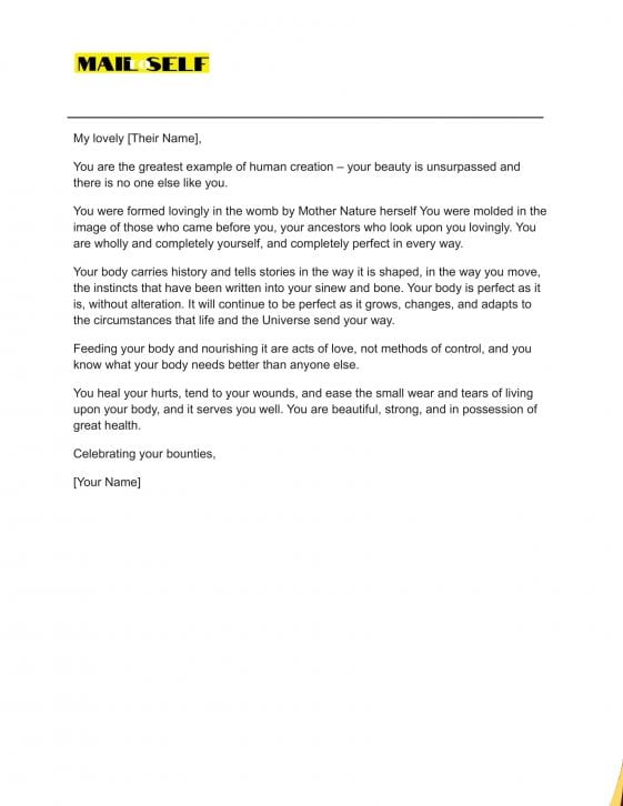 Affirmation Letter: How To, Templates & Examples | Mail To Self