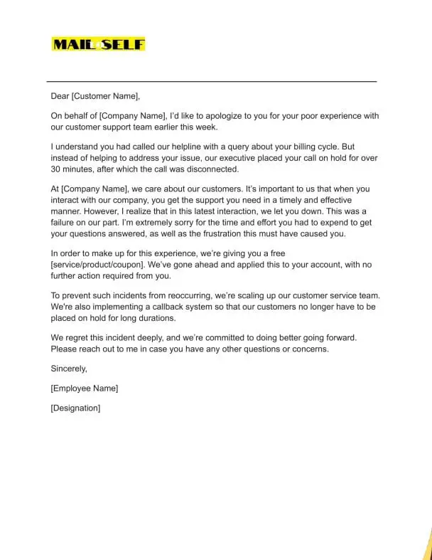 Professional Business Apology Letter: How To, Templates & Examples ...
