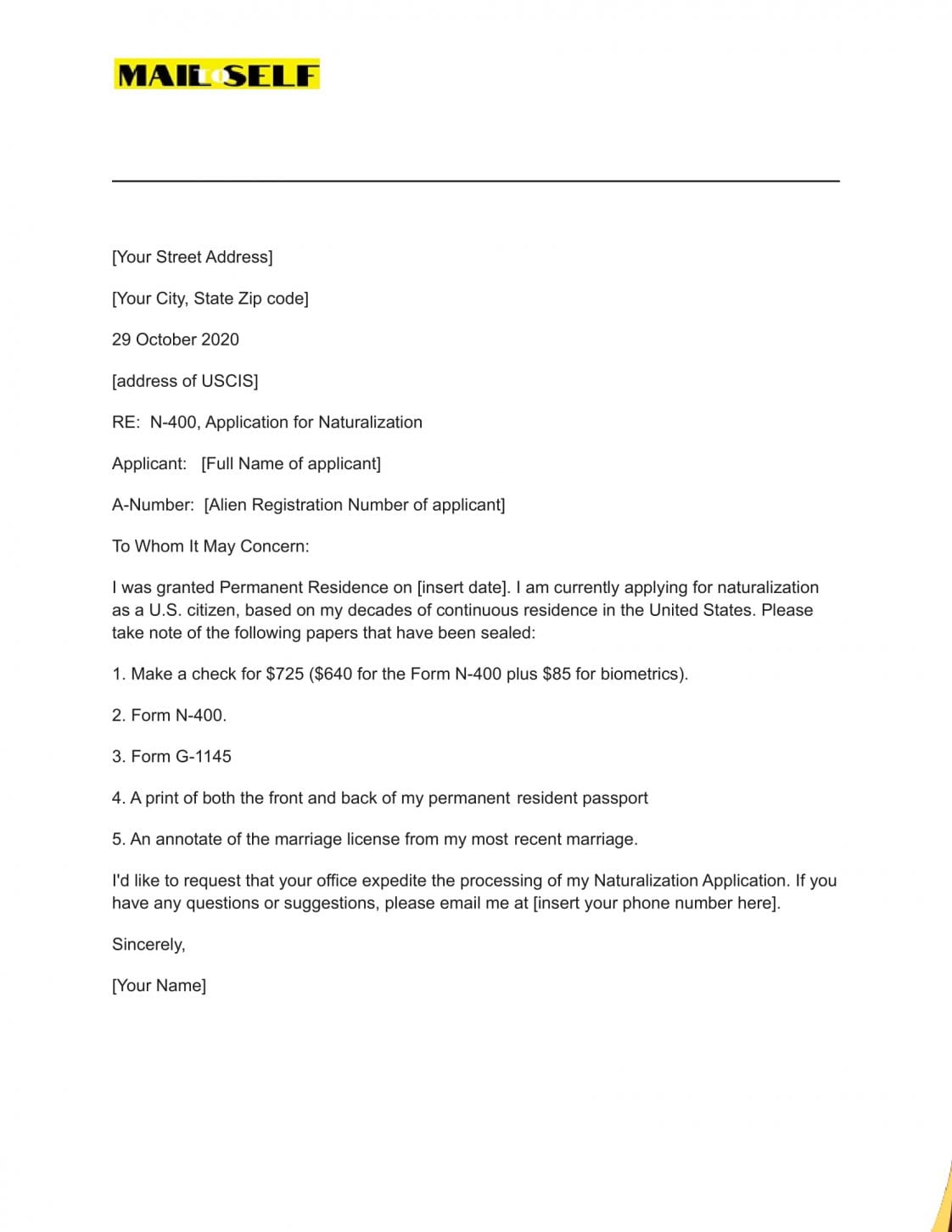 Certificate of Naturalization: How To, Templates & Examples | Mail To Self