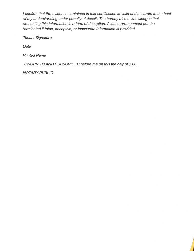 Income Affidavit for Tax Purposes: How To, Templates & Examples | Mail ...