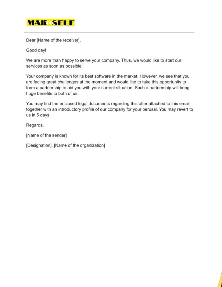 Collaboration Letter for SMBs: How To, Templates & Examples | Mail To Self