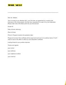 Court Disposition: How To, Templates & Examples | Mail To Self
