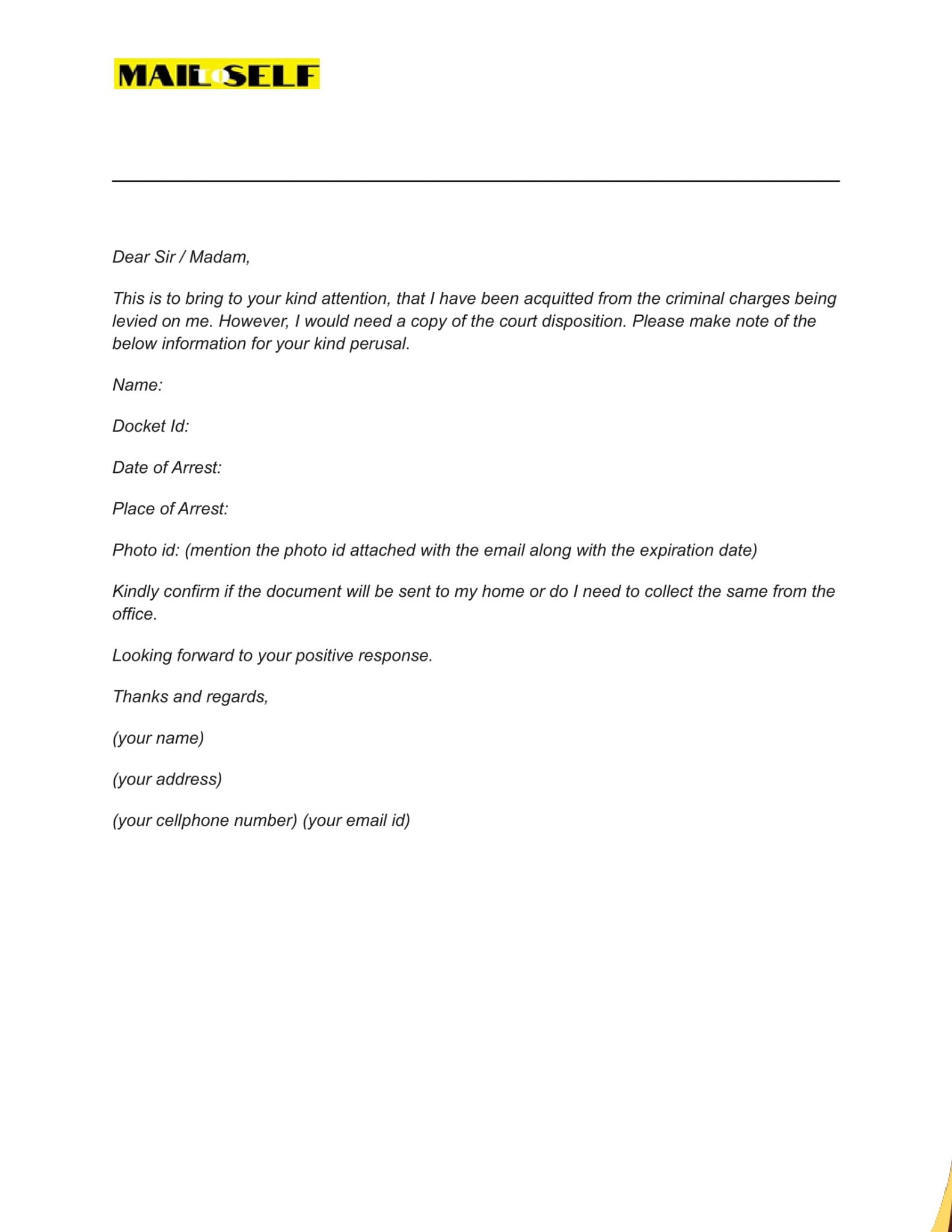 Court Disposition: How To, Templates & Examples | Mail To Self