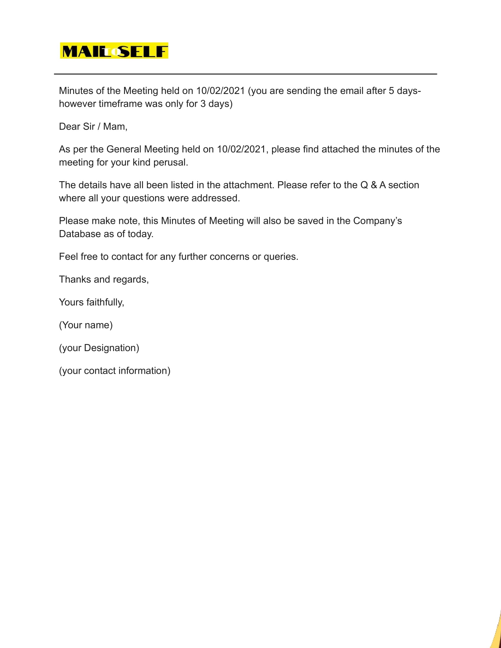 How To Make An Email Look Like It Was Sent Earlier | Mail To Self