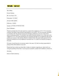 Letter Of Protection: How To, Templates & Examples | Mail To Self