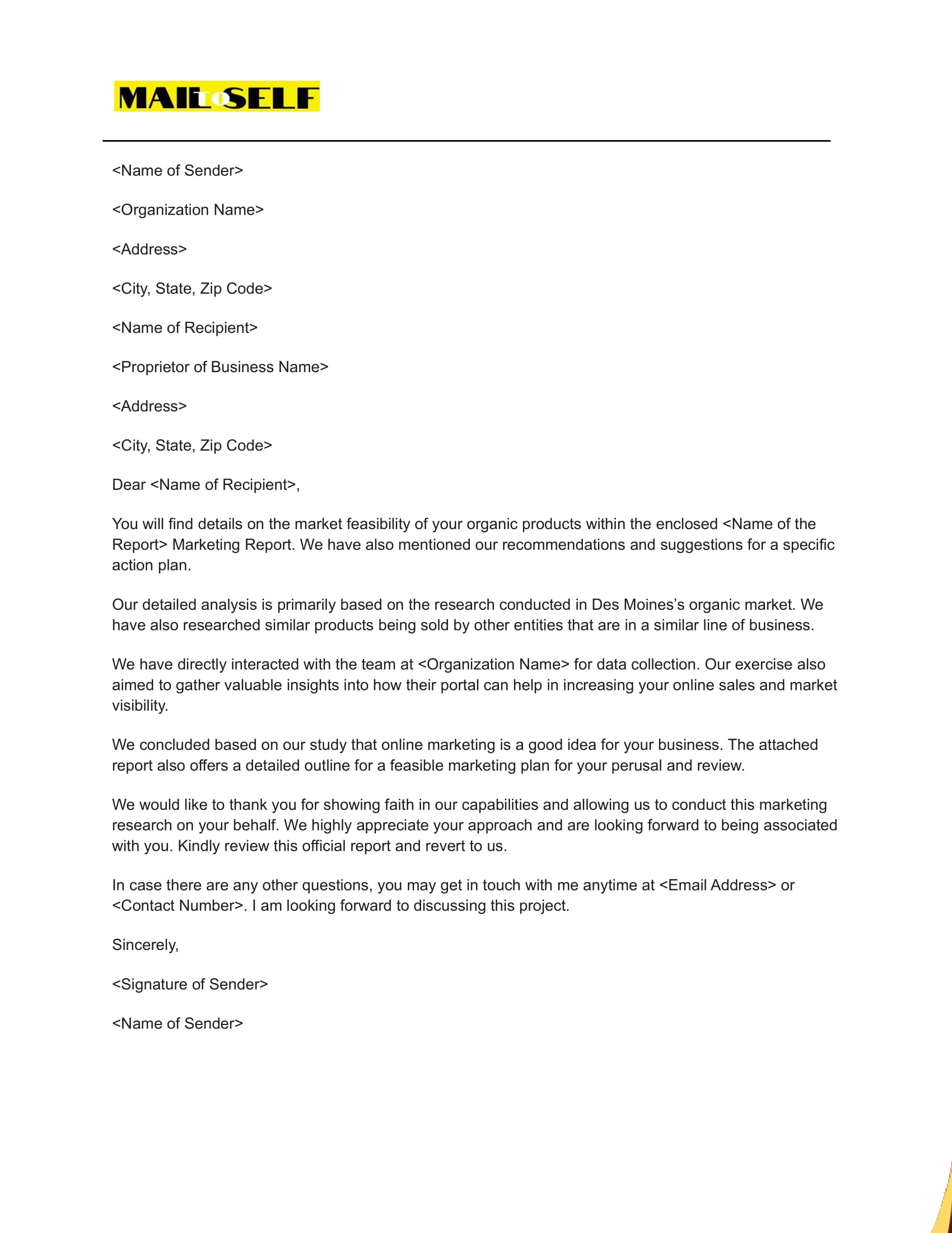 What Is The Purpose Of A Letter Or Memo Of Transmittal? | Mail To Self