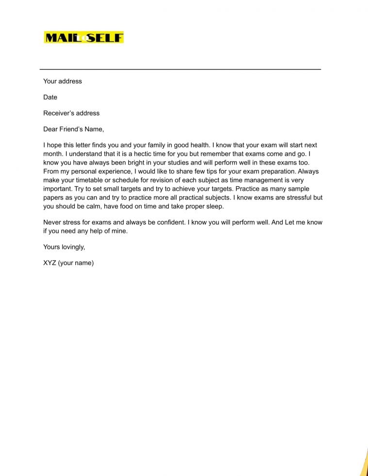 How to Write a Sincere Letter of Encouragement to a Friend [With ...