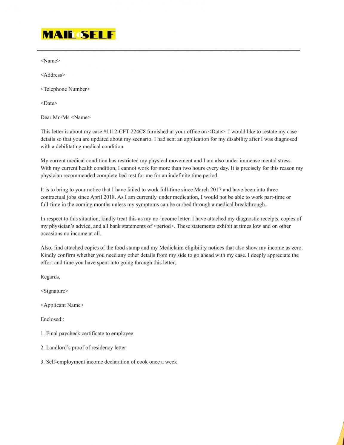 Proof of No Income Letter for Tax Exemption Purposes: How To, Templates ...