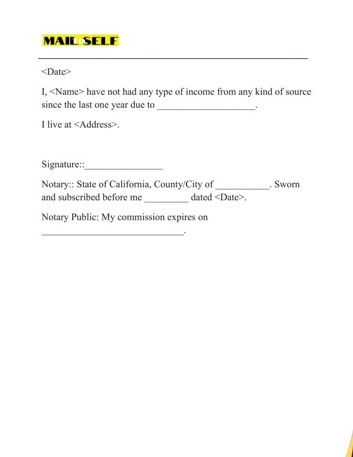Proof of No Income Letter for Tax Exemption Purposes: How To, Templates ...