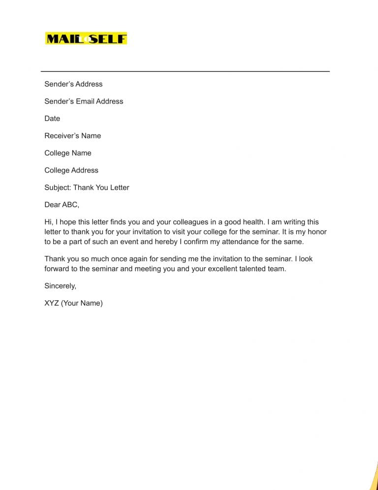 Thank You Cover Letter: How to, Templates & Examples | Mail To Self