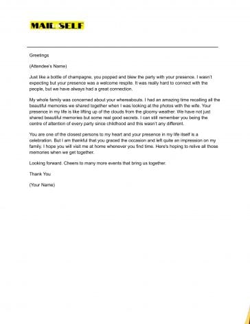 Thank You Letter After Event Attendance: How To, Templates & Examples ...