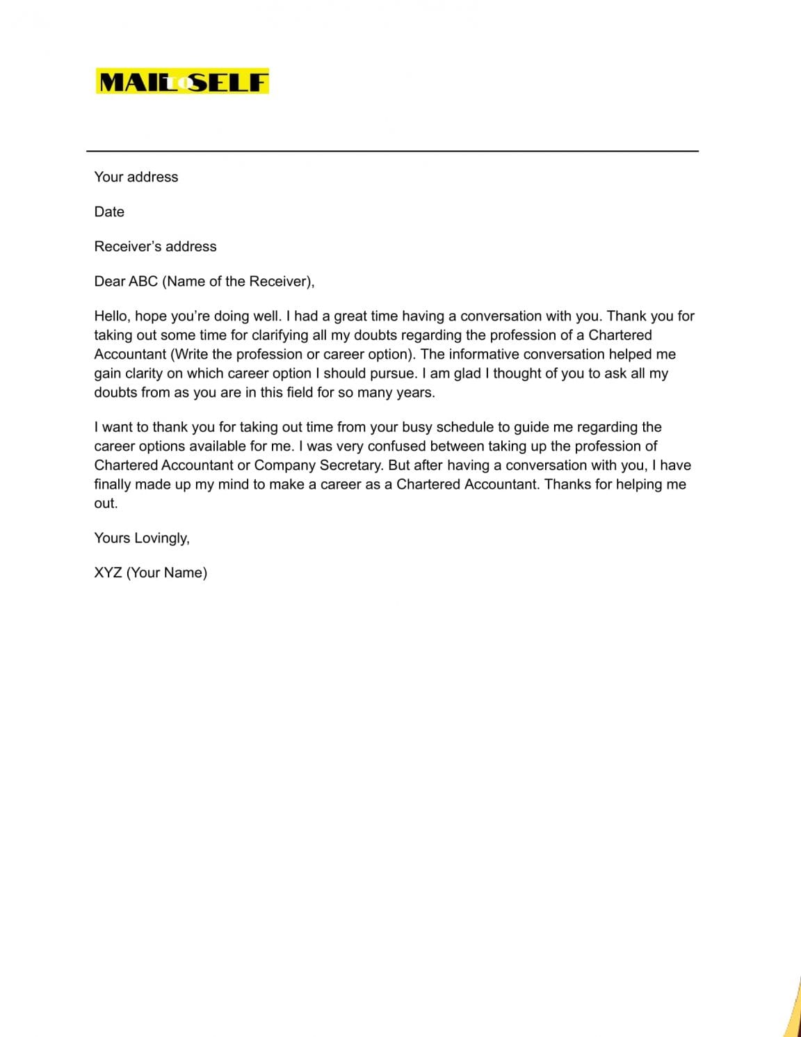 Thank You Letter for Informational Interview: How to, Templates ...