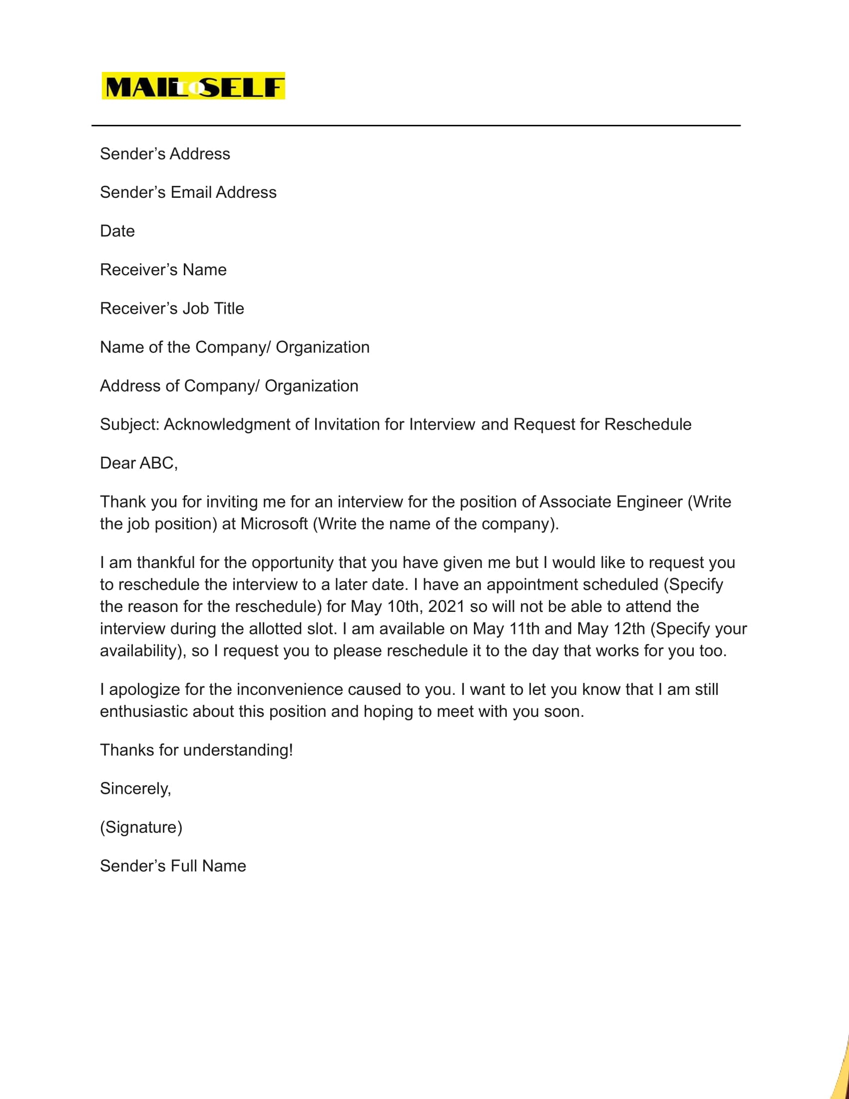 Thank You Letter for Invitation: How to, Templates & Examples | Mail To ...