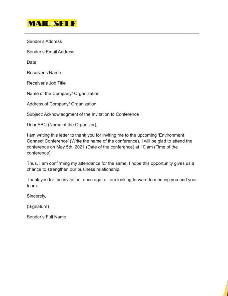 Thank You Letter for Invitation: How to, Templates & Examples | Mail To ...