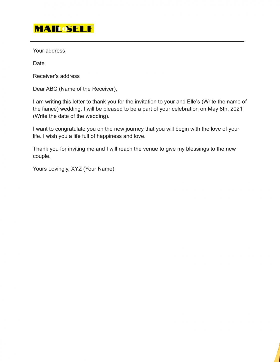 Thank You Letter for Invitation: How to, Templates & Examples | Mail To ...