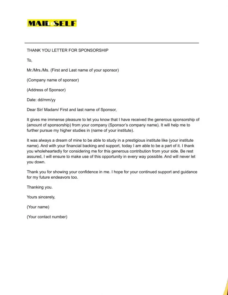 Thank You Letter for Student: How To, Templates & Examples | Mail To Self