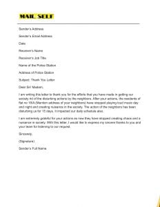 Thank You Letter to Police Officer: How to, Templates & Examples | Mail ...